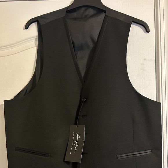 Sean John | Suits & Blazers | Sean John Xl Black Vest | Poshmark